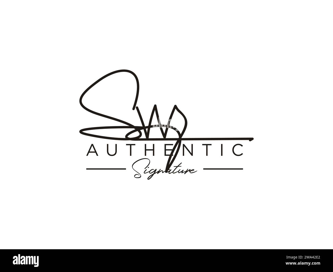 Sw signature hi-res stock photography and images - Alamy