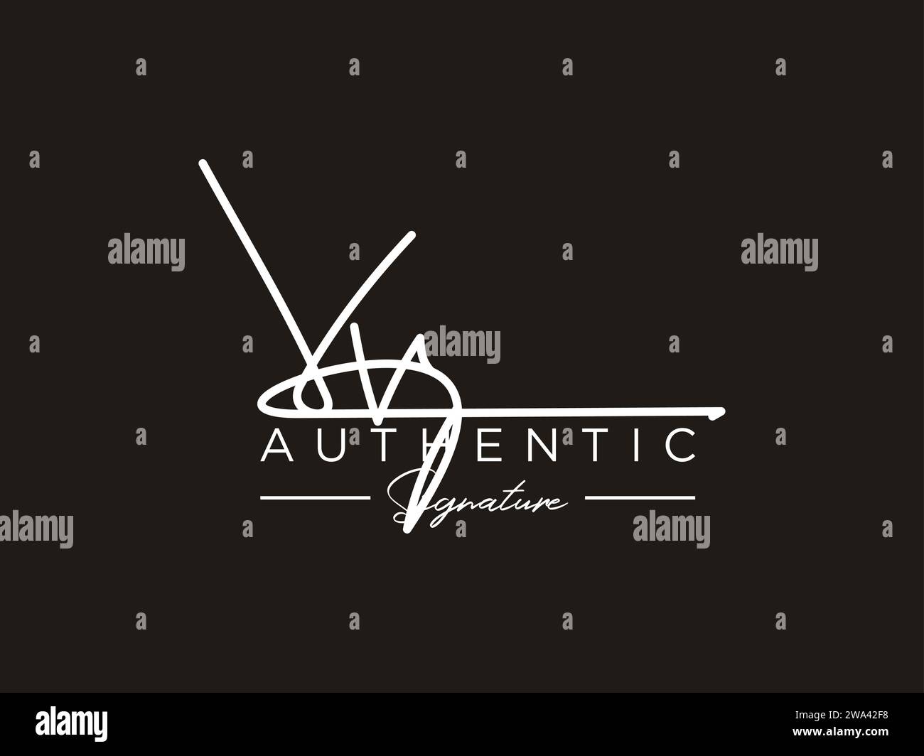 Letter vv vector vectors hi-res stock photography and images - Alamy