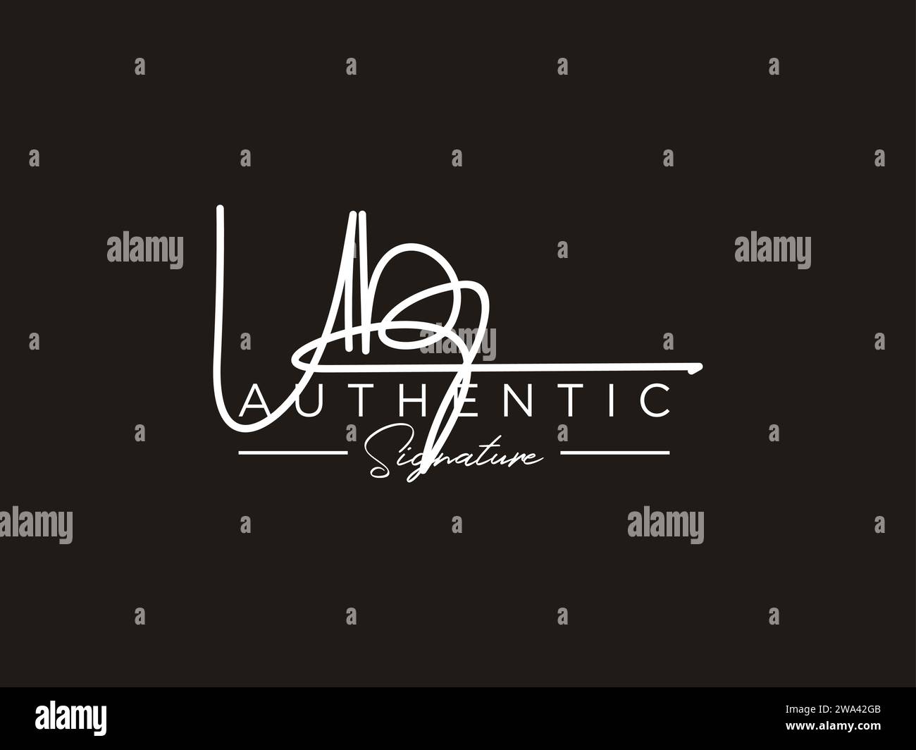 UB Signature Logo Template Vector Stock Vector Image & Art - Alamy