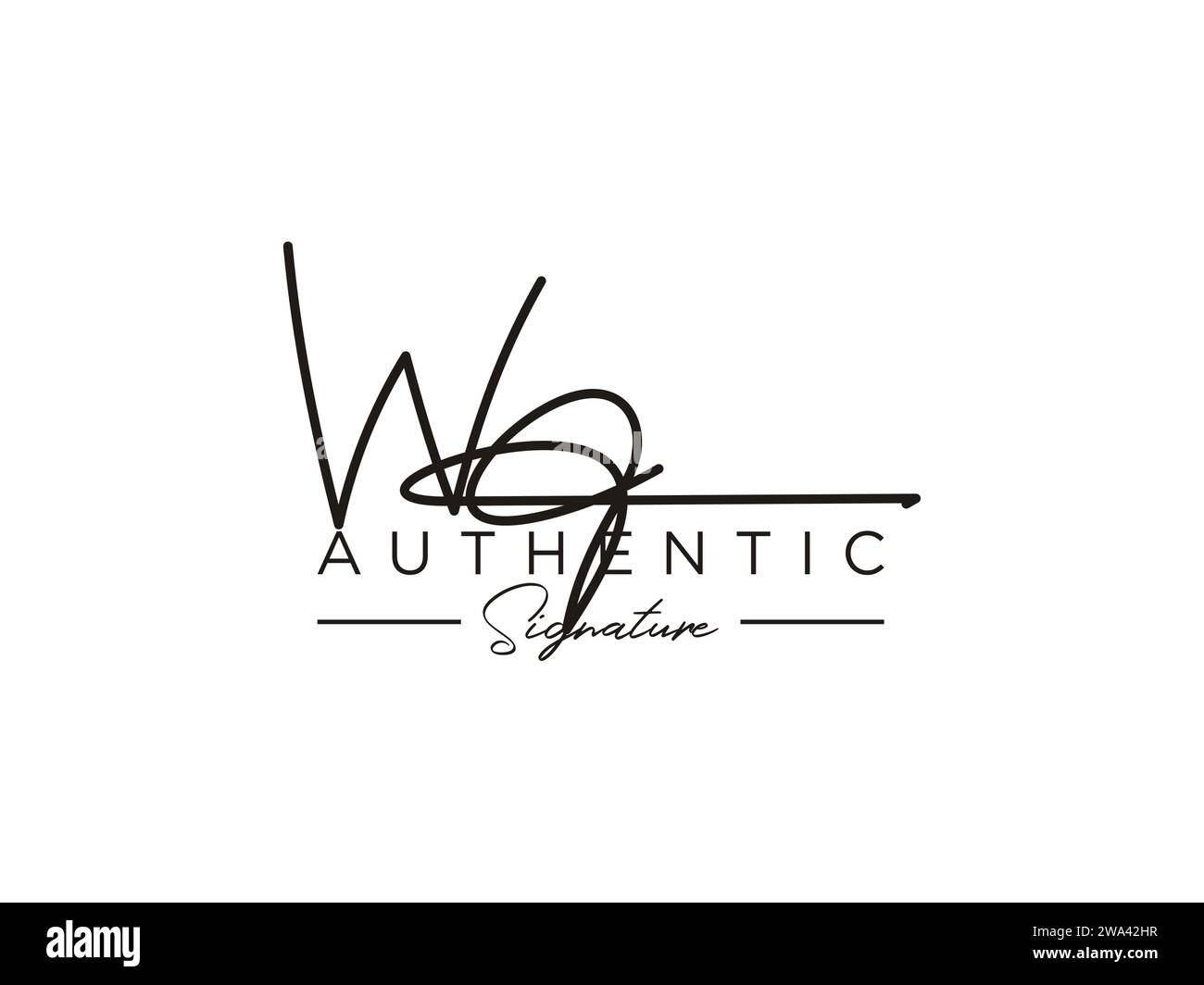 Wo logo vector vectors Stock Vector Images - Alamy