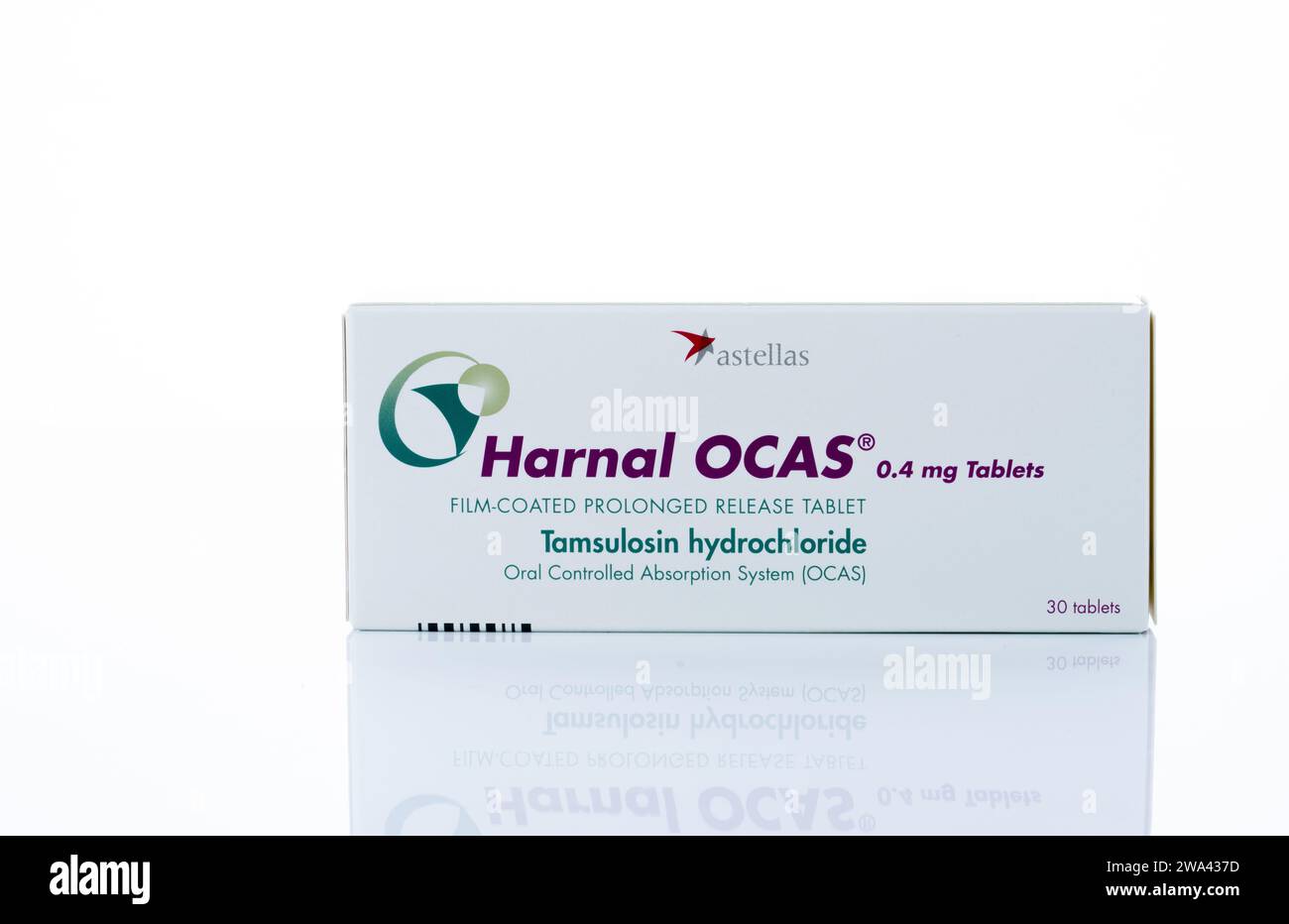 CHONBURI, THAILAND-OCTOBER 22, 2023: Harnal OCAS. Tamsulosin medicine ...
