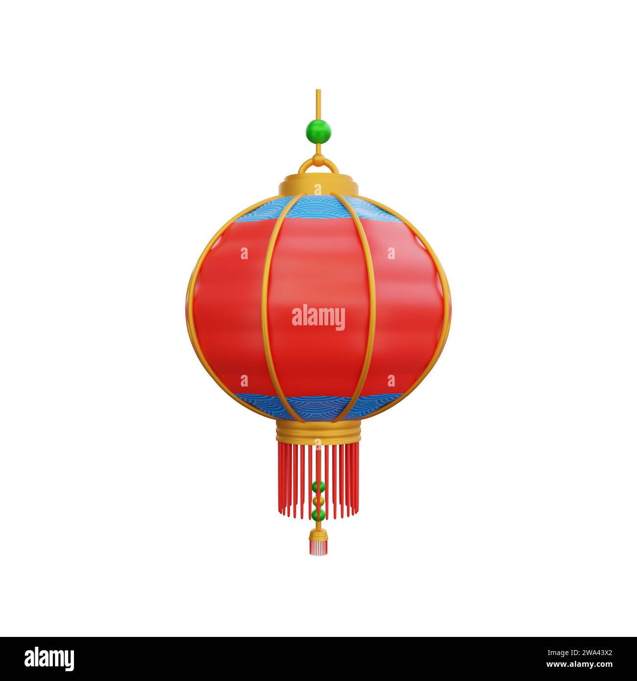 3D illustration of Chinese Lantern icon, perfect for a Chinese New Year ...