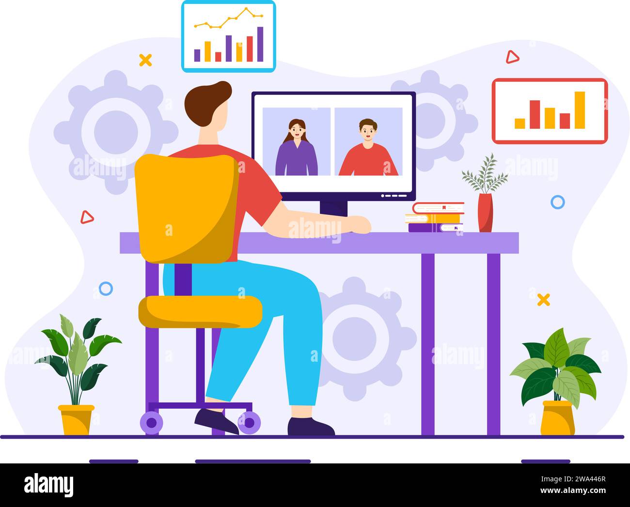 Ip phone Stock Vector Images - Alamy