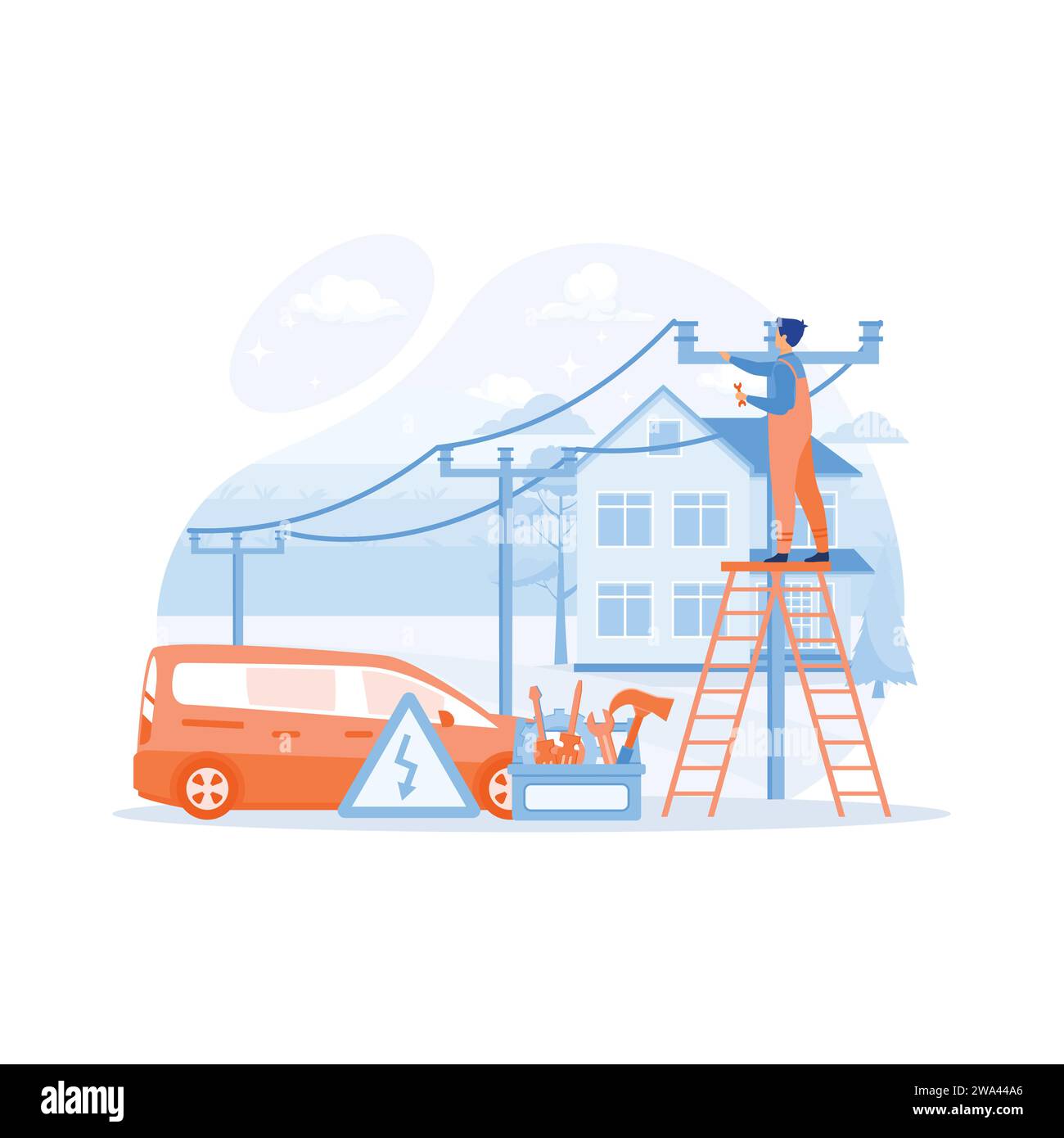 Carpenter, plumber and electrician services, building maintenance ...