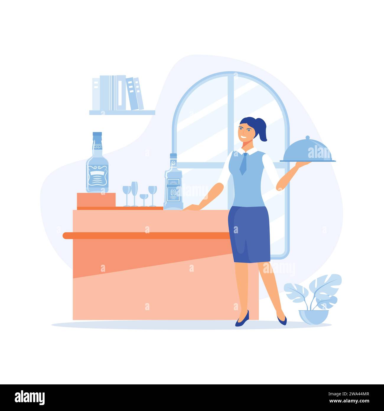 Professional service in luxury Stock Vector Images - Alamy