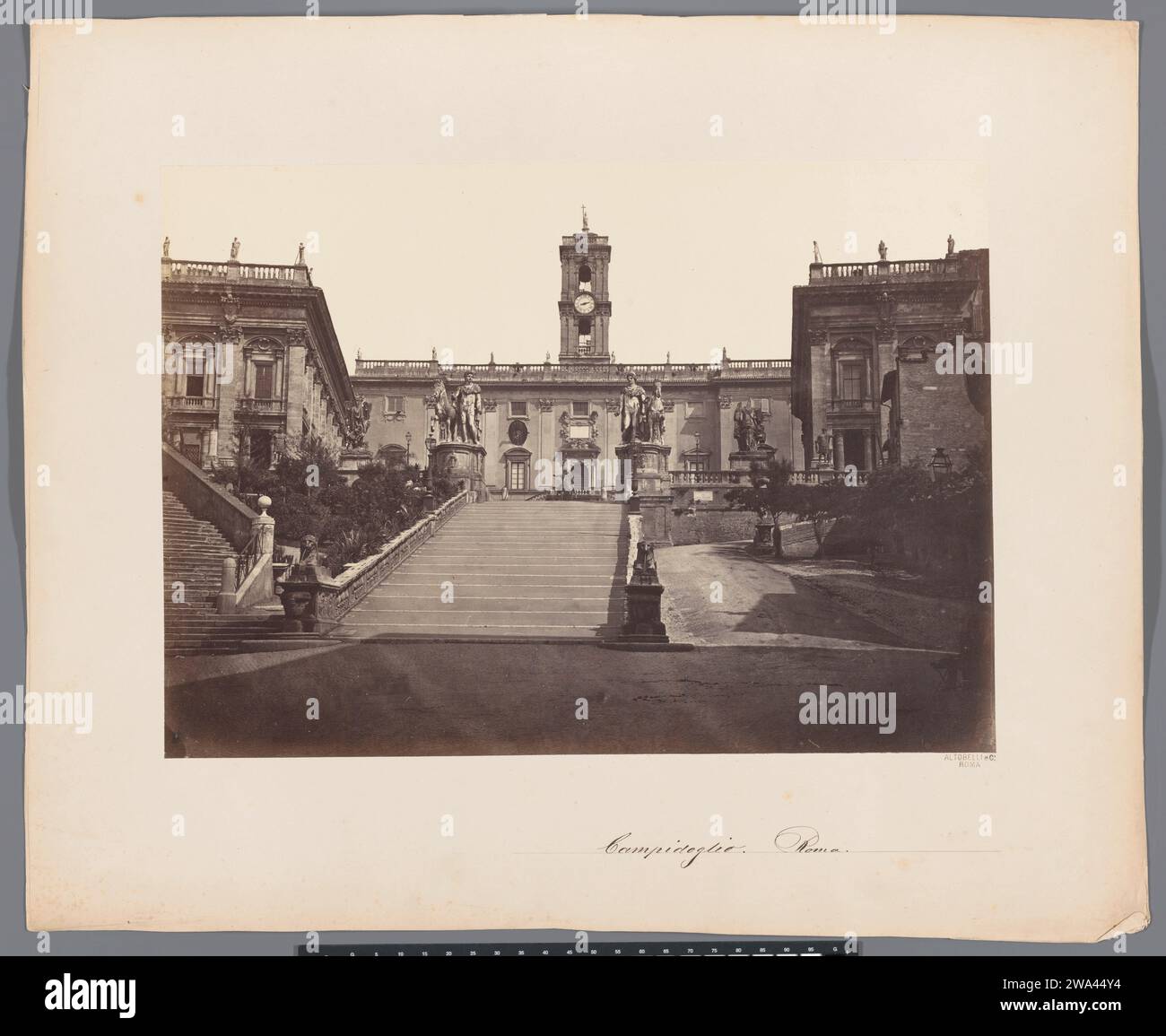 View of the Capitol in Rome, Italy, 1865 - 1878 photograph Rome ...