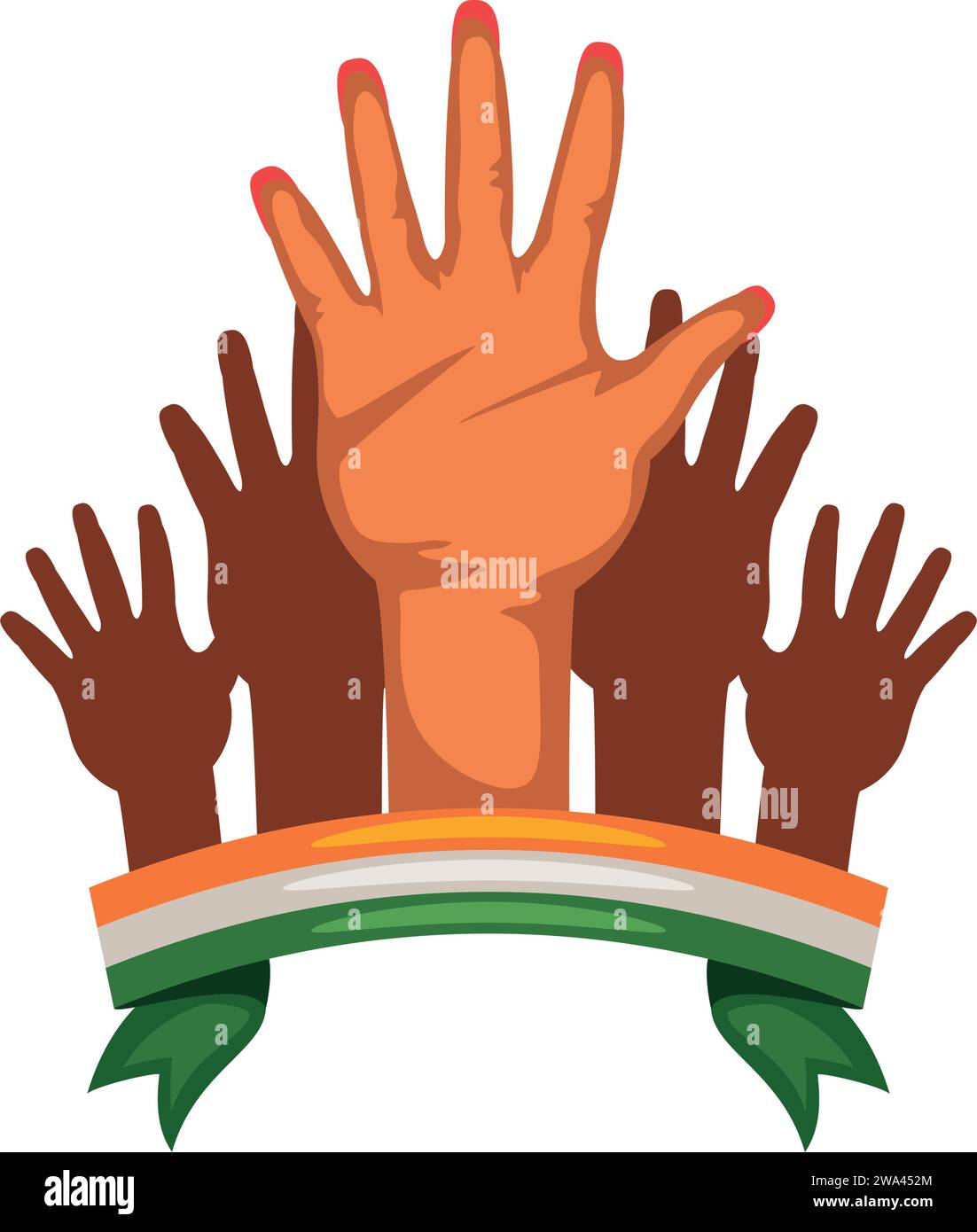 Indian voting Stock Vector Images - Alamy