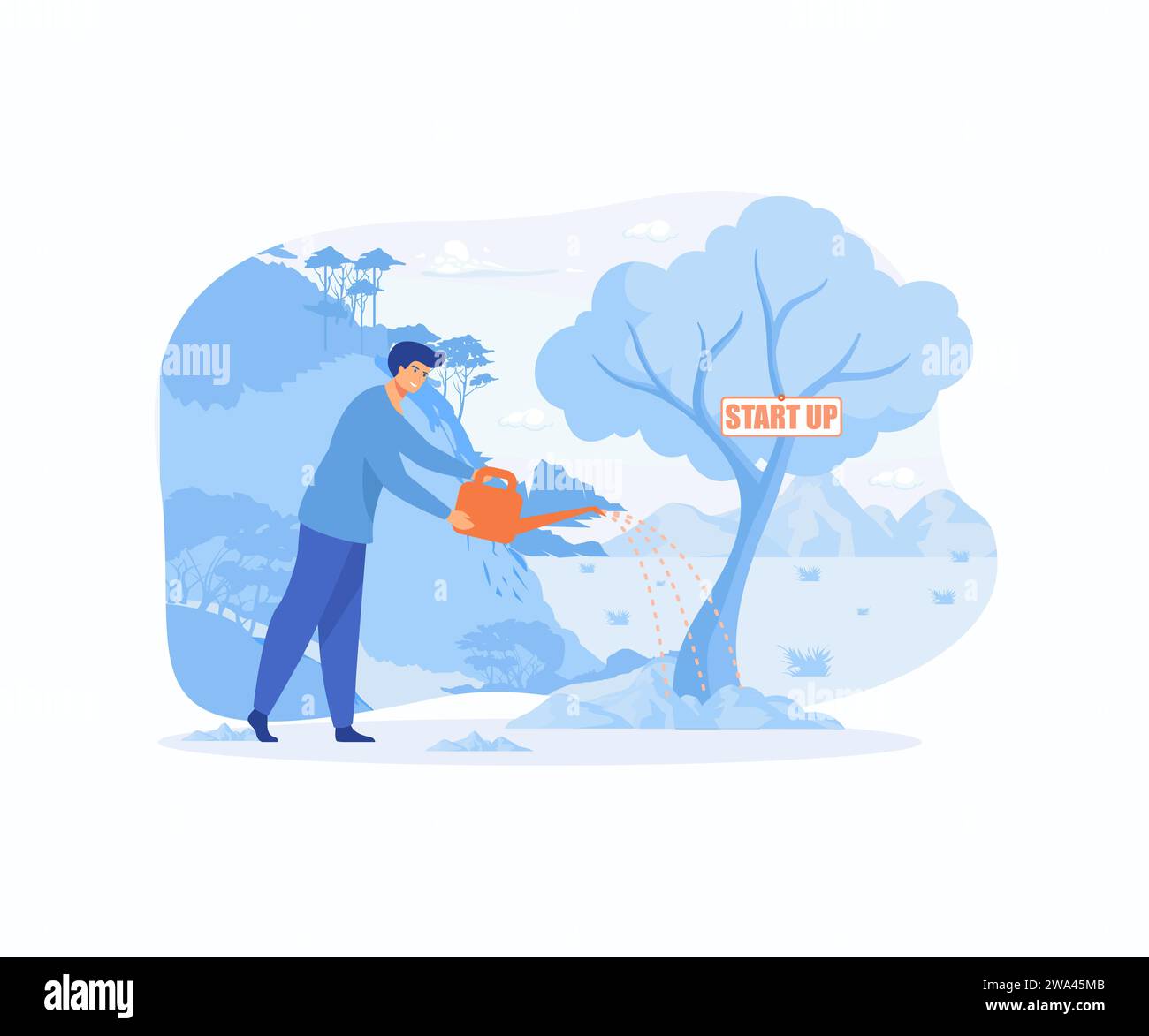 Startup plants Stock Vector Images - Alamy