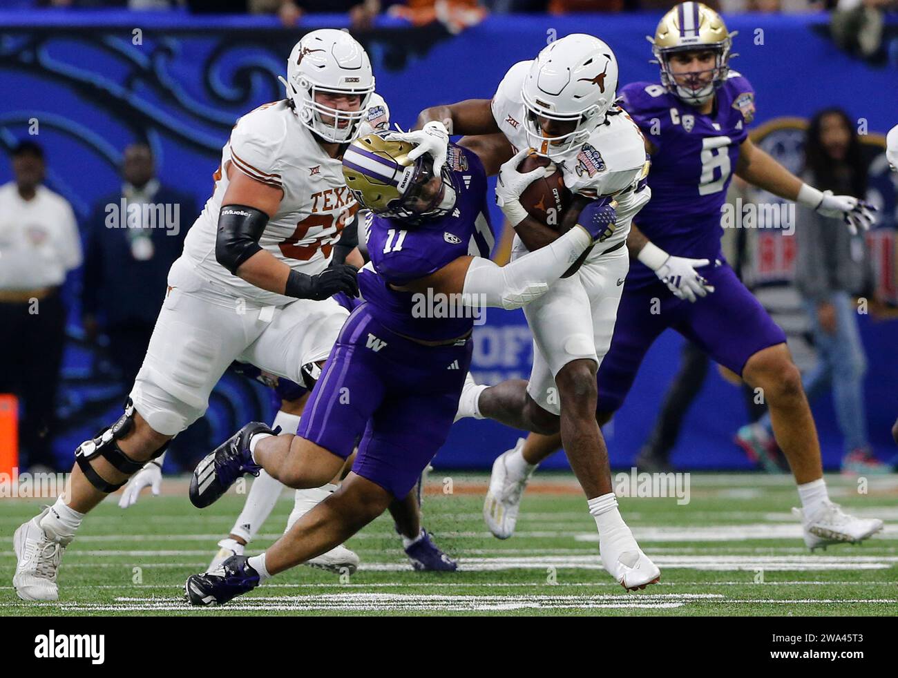 New Orleans, United States. 02nd Jan, 2024. Texas Longhorns running ...