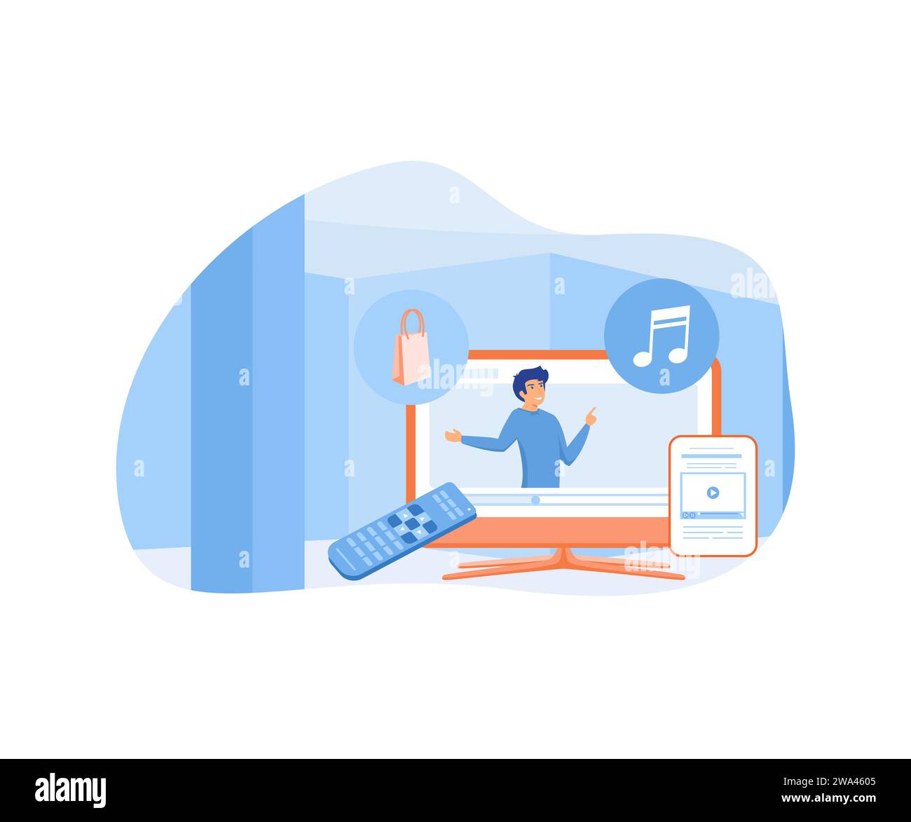 Interactive entertainment vector vectors hi-res stock photography and ...