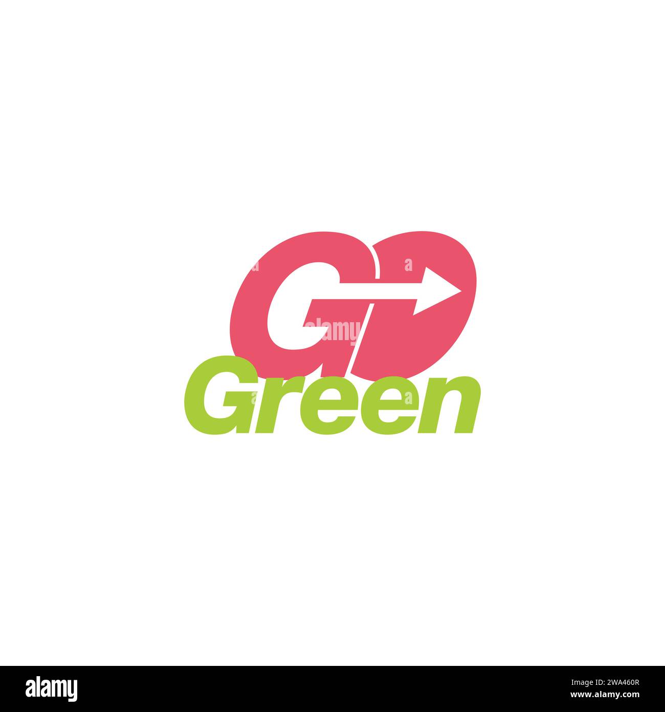 letter go green colorful decoration vector Stock Vector Image & Art - Alamy