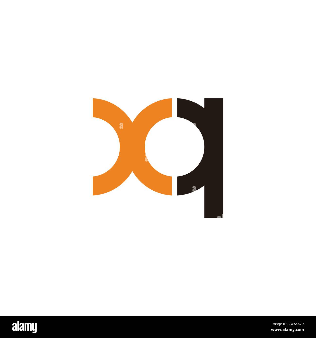 Letter qx vector vectors Cut Out Stock Images & Pictures - Alamy