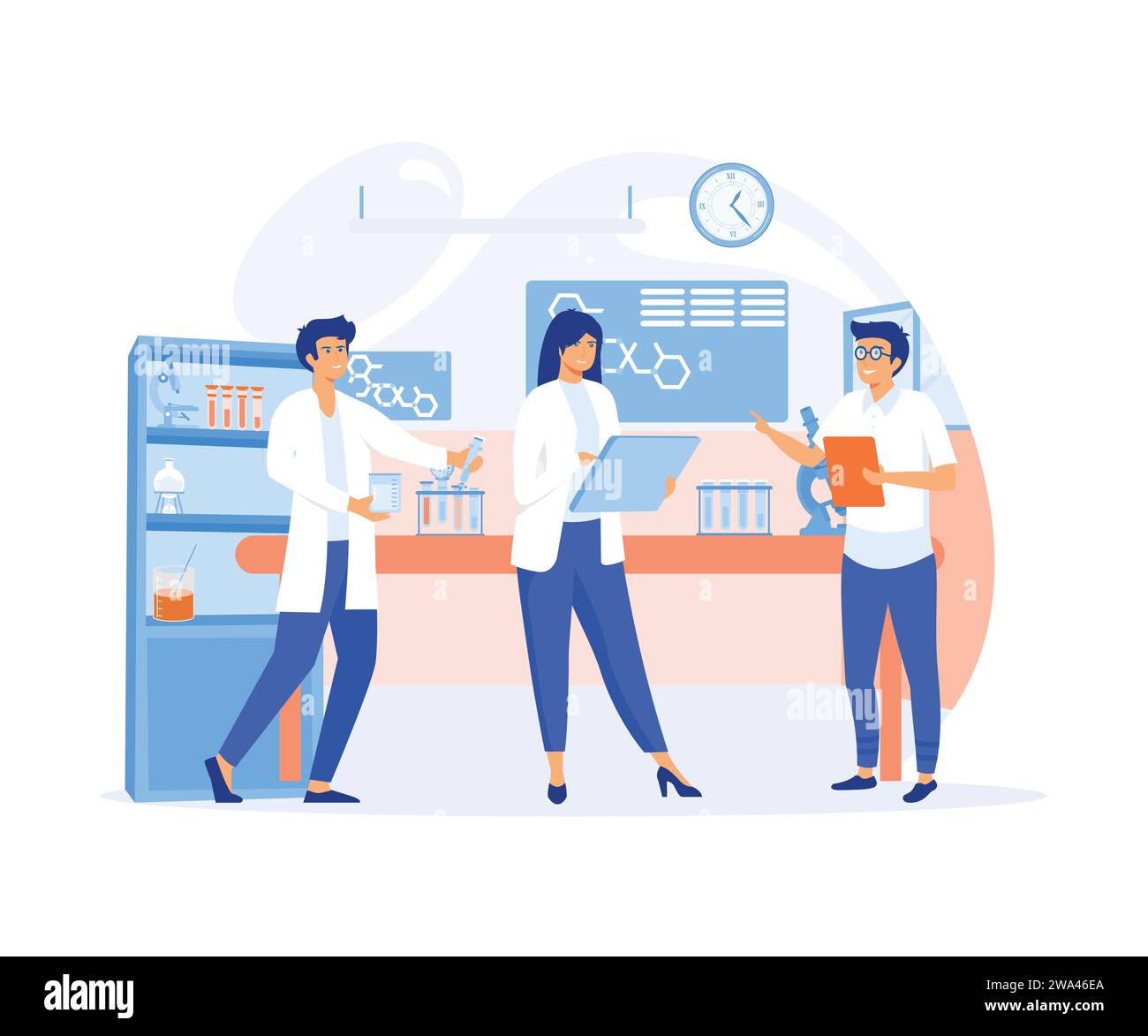 Female researchers Cut Out Stock Images & Pictures - Alamy