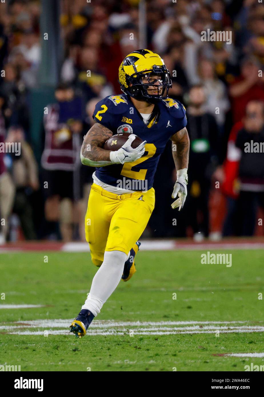 January 01, 2024 Michigan Wolverines running back Blake Corum (2 ...