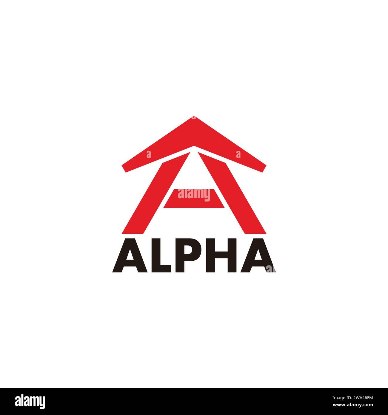 letter a alpha arrow up simple logo vector Stock Vector Image & Art - Alamy