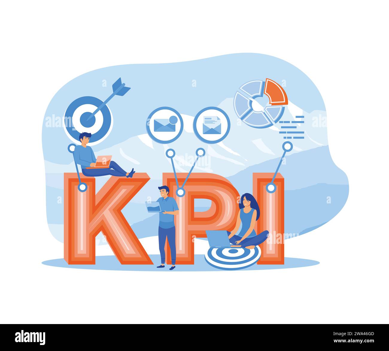 Key Perfomance Stock Vector Images Alamy