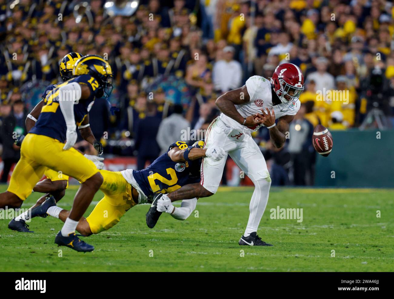 Pasadena, California, USA. 01st Jan, 2024. Alabama Crimson Tide ...