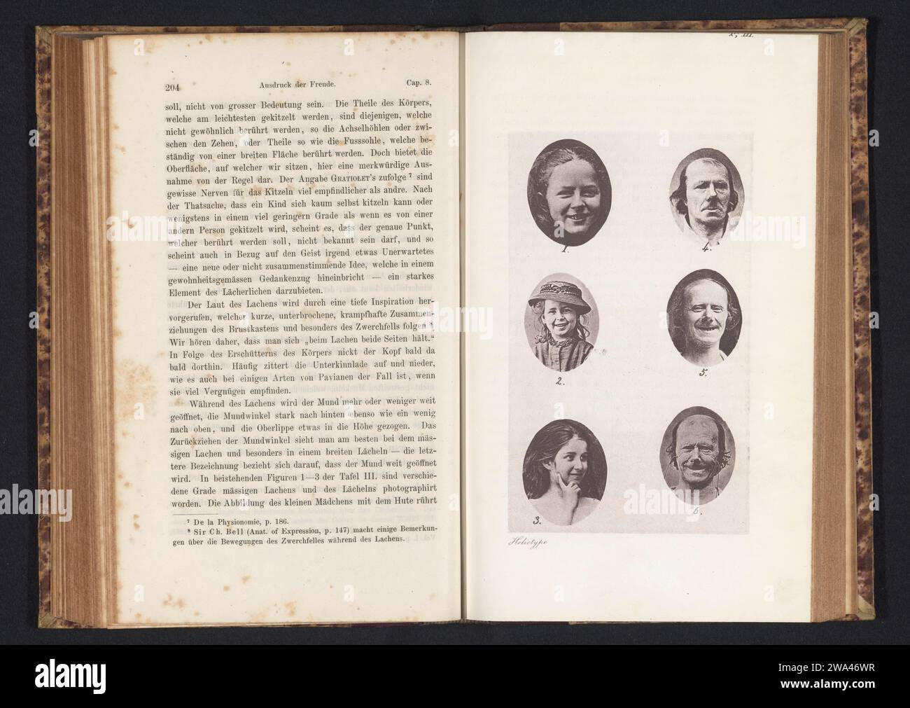 Six portraits of unknown people and children showing joy, anonymous, c ...