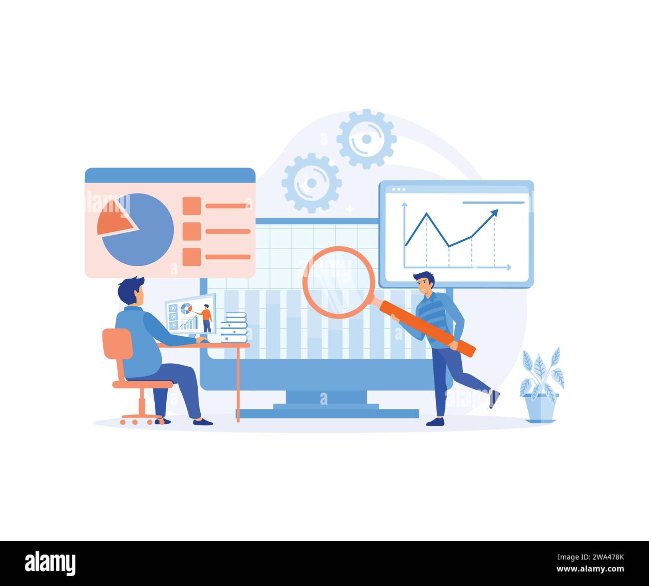 Statistical Control Chart Control Chart Stock Vector Images Alamy