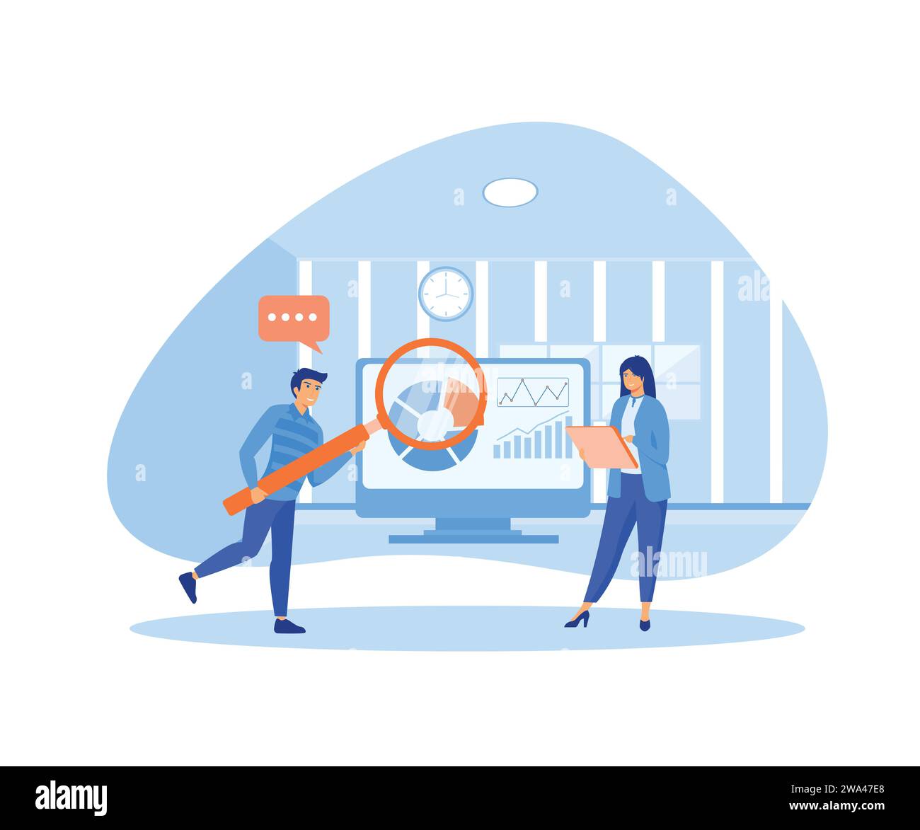 Analytical graphs hi-res stock photography and images - Alamy