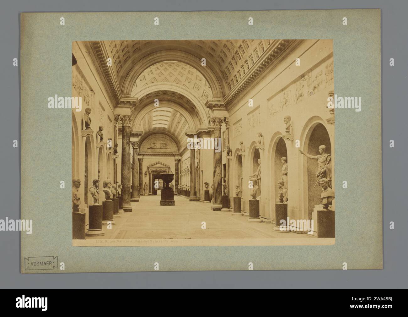 New wing in the Vatican Museums in Vatican City, Italy, Anonymous ...