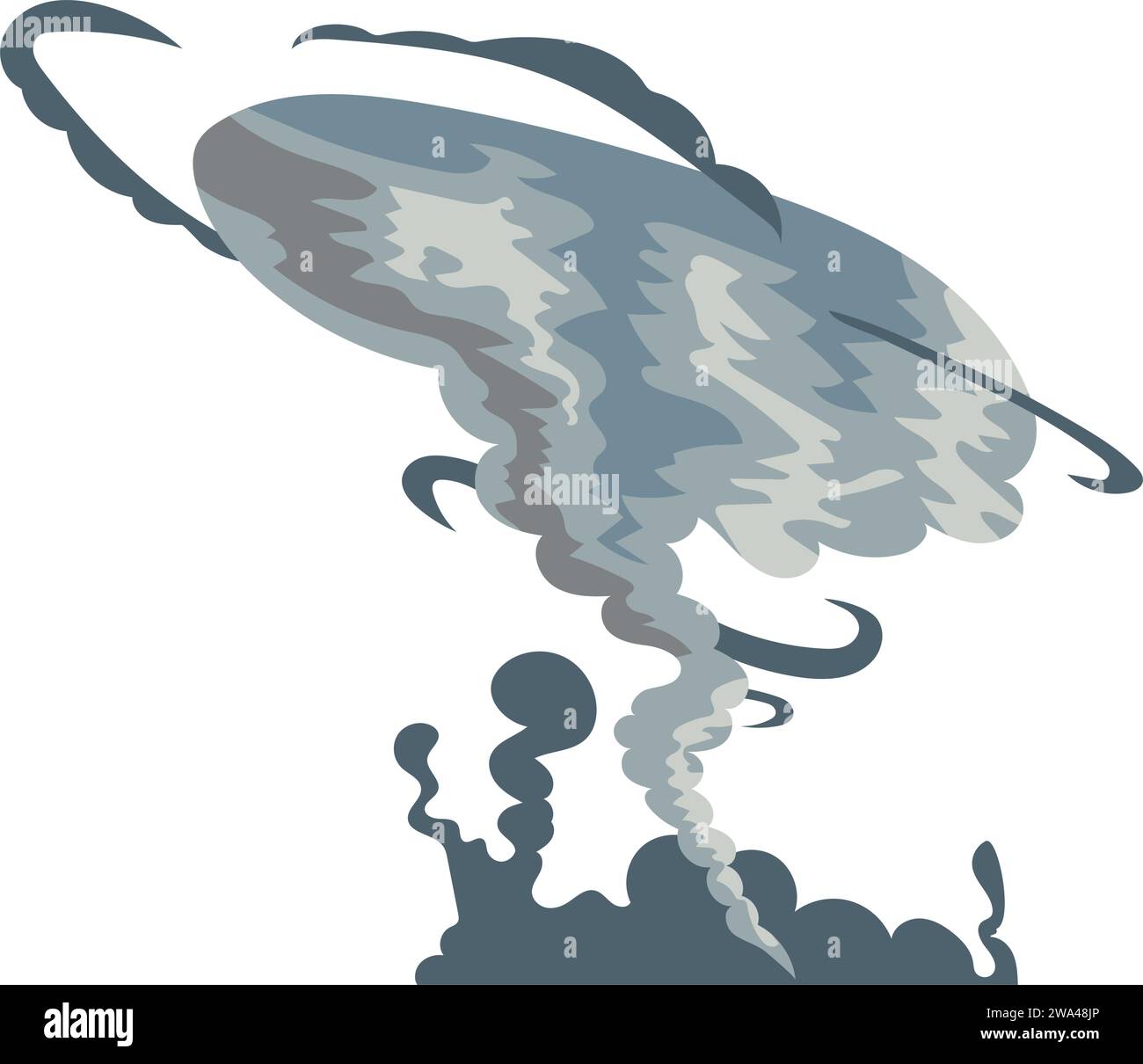 hurricane gray color isolated icon Stock Vector Image & Art - Alamy