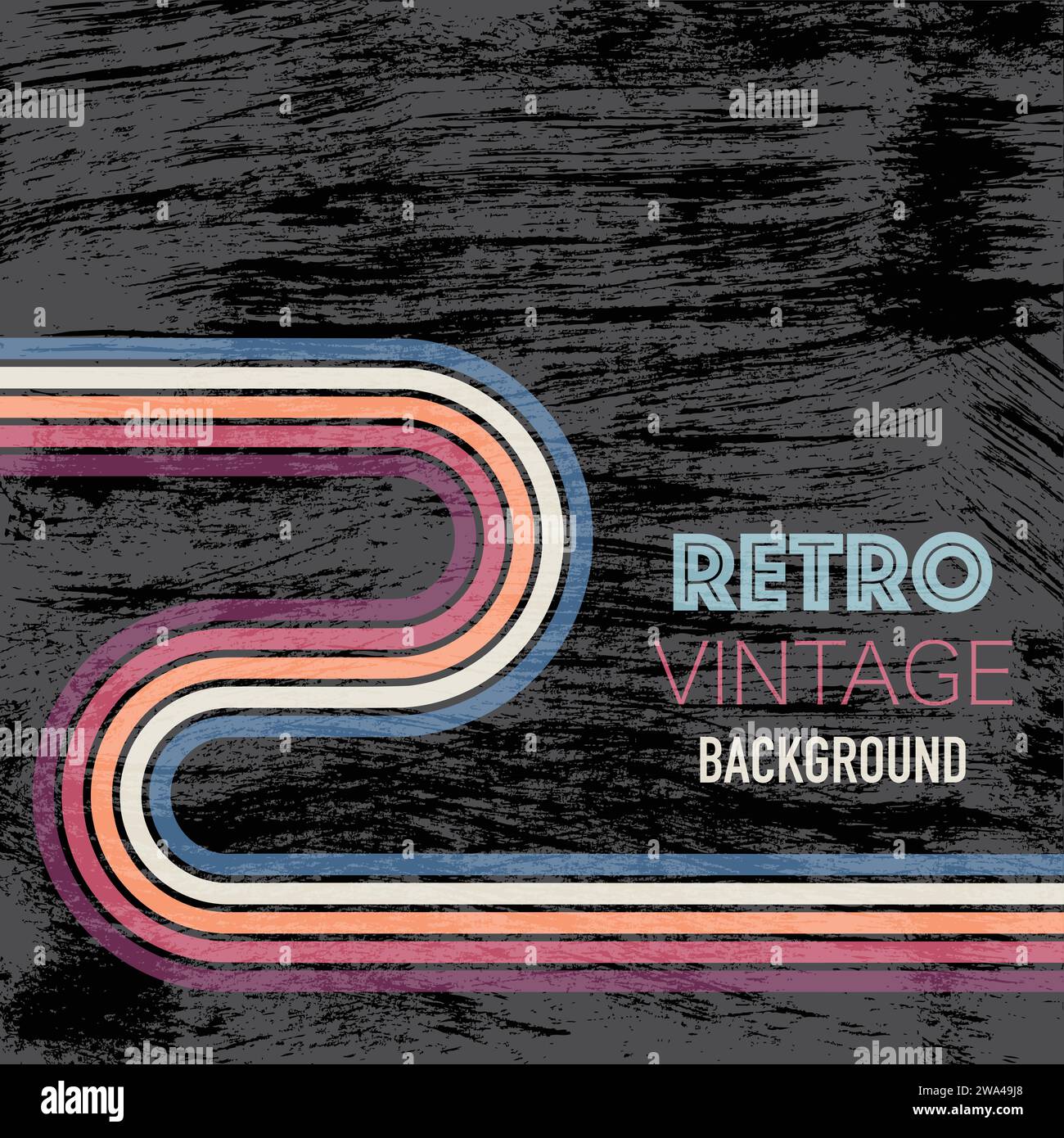 Retro linear background Stock Vector Image & Art - Alamy