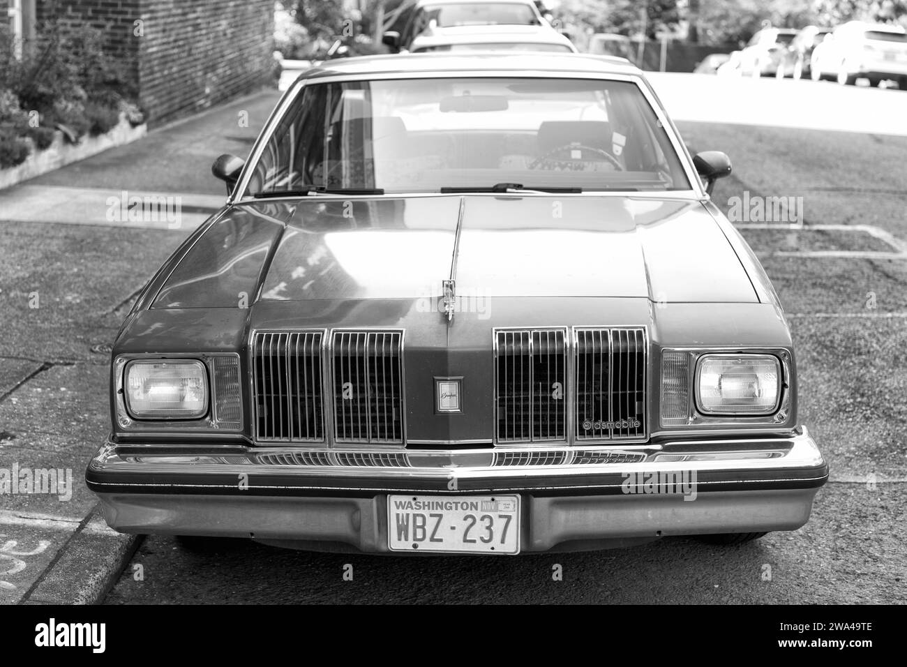 Seattle, Washington USA - April 06, 2021: cadillac brougham oldsmobile ...