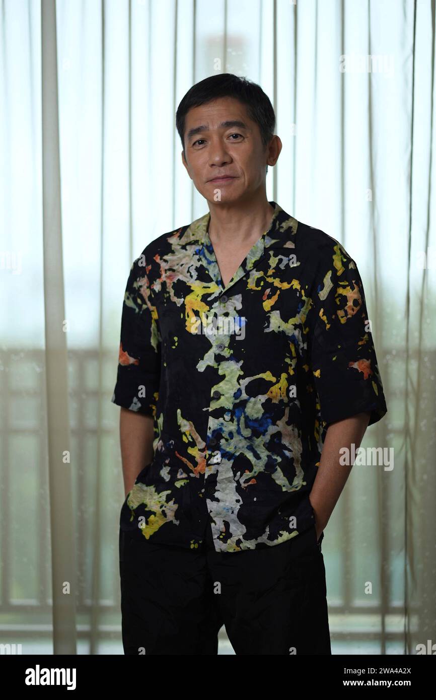 Hong Kong actor Tony Leung photographed on 21 December 2023. He was in ...