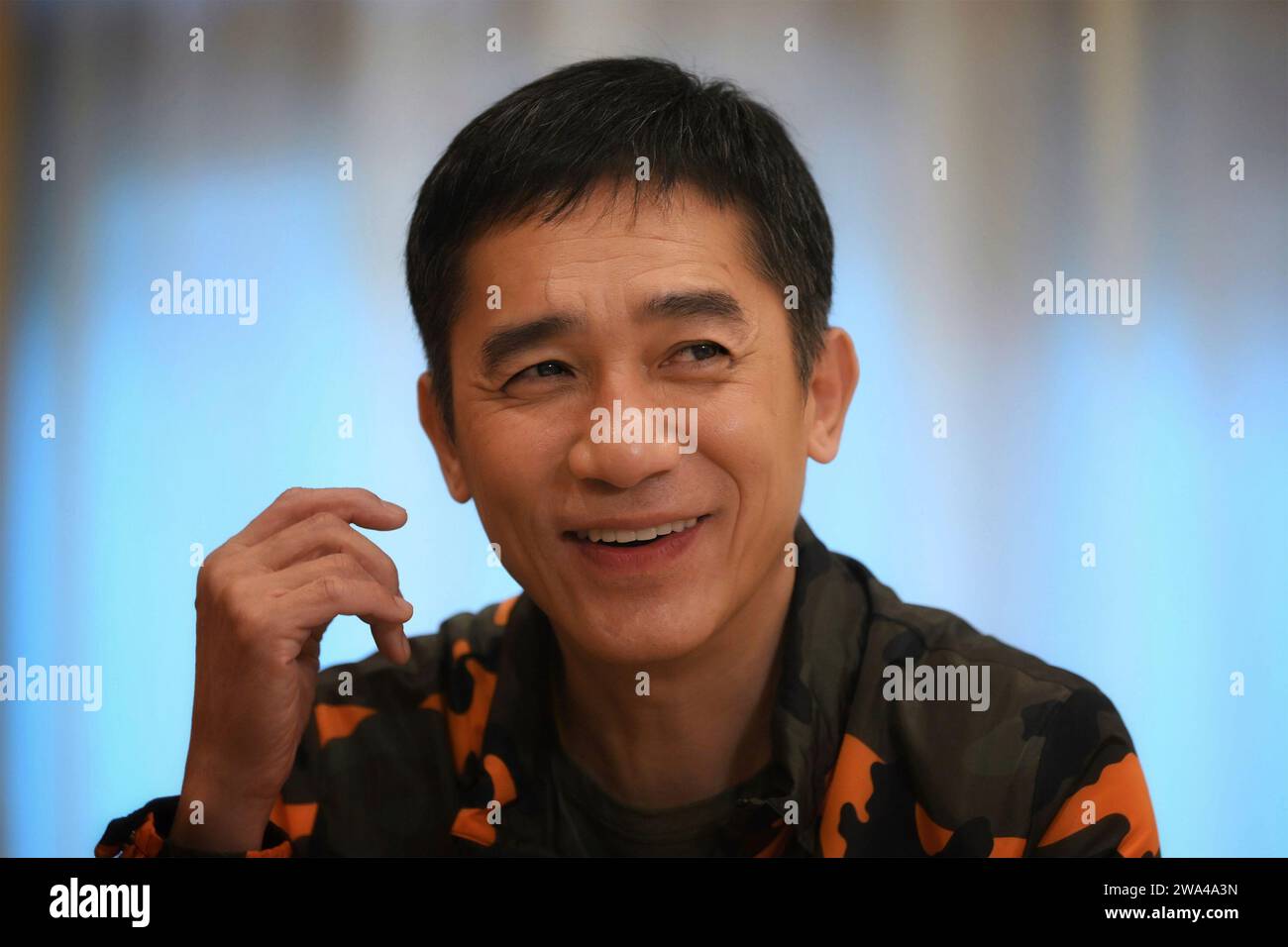 Hong Kong actor Tony Leung photographed on 21 December 2023. He was in ...