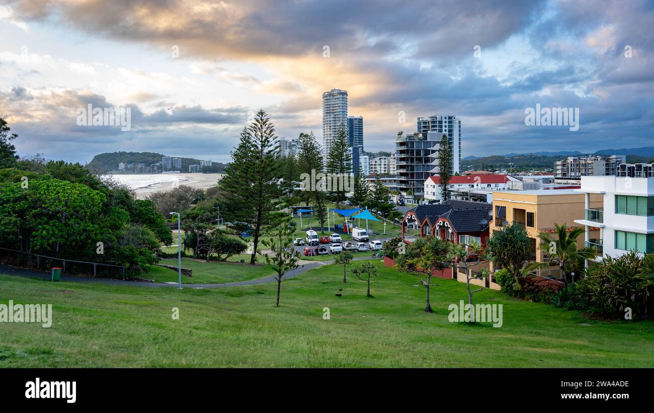 Gold Coast, Queensland, Australia - Miami suburb as seen from North ...