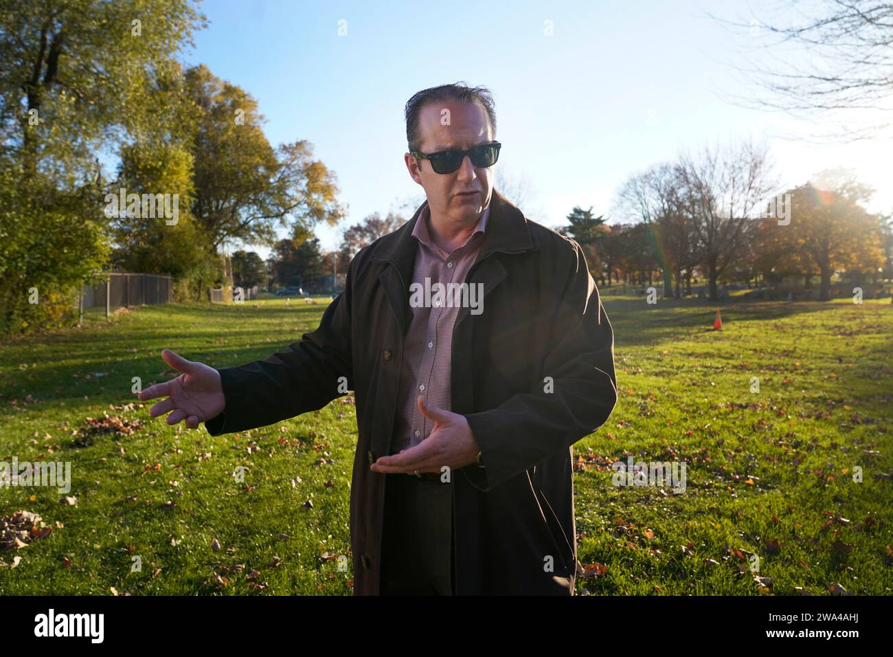 Cook County, Ill., Sheriff's Commander Jason Moran, who leads the ...