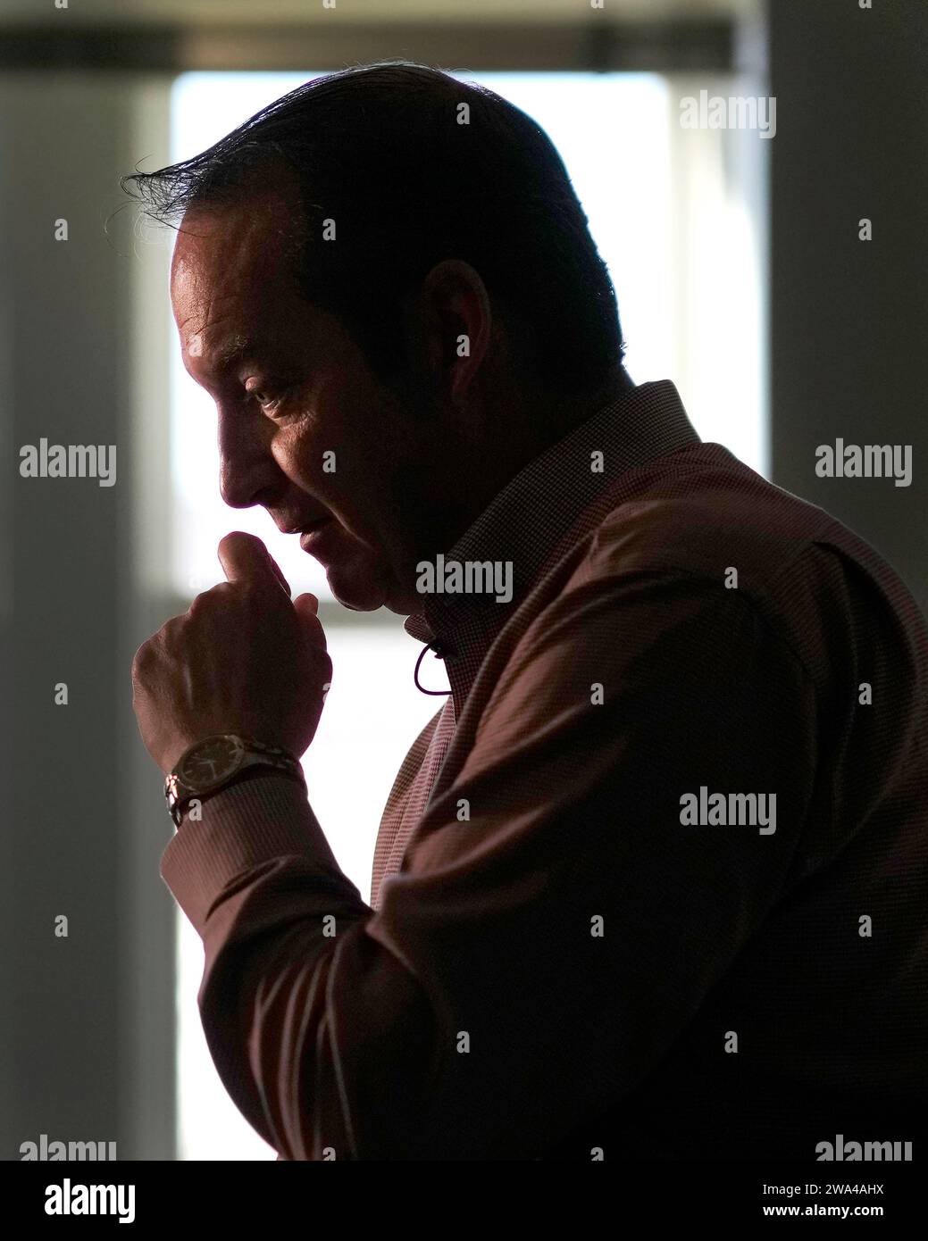 Cook County Sheriff's Commander Jason Moran talks Monday, Nov. 13, 2023 ...