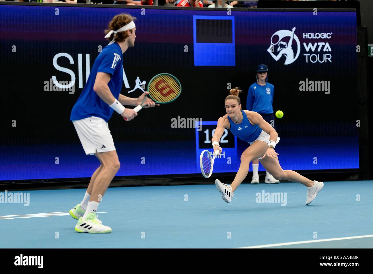 Sydney, Australia. 02nd Jan, 2024. Stefanos Tsitsipas of Greece in ...