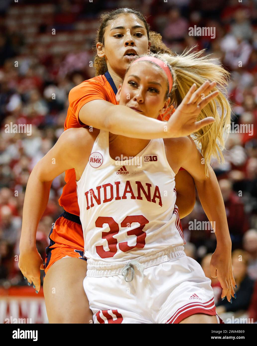 Bloomington, United States. 31st Dec, 2023. Sydney Parrish (33) of ...