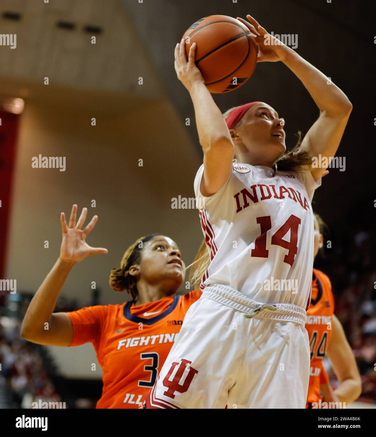 Bloomington, United States. 31st Dec, 2023. Sara Scalia (14) of Indiana ...