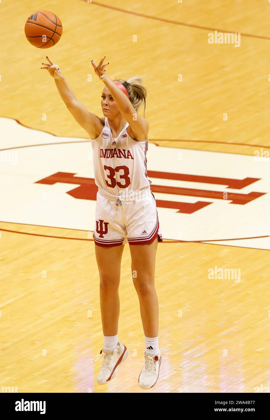 Bloomington, United States. 31st Dec, 2023. Sydney Parrish (33) of ...