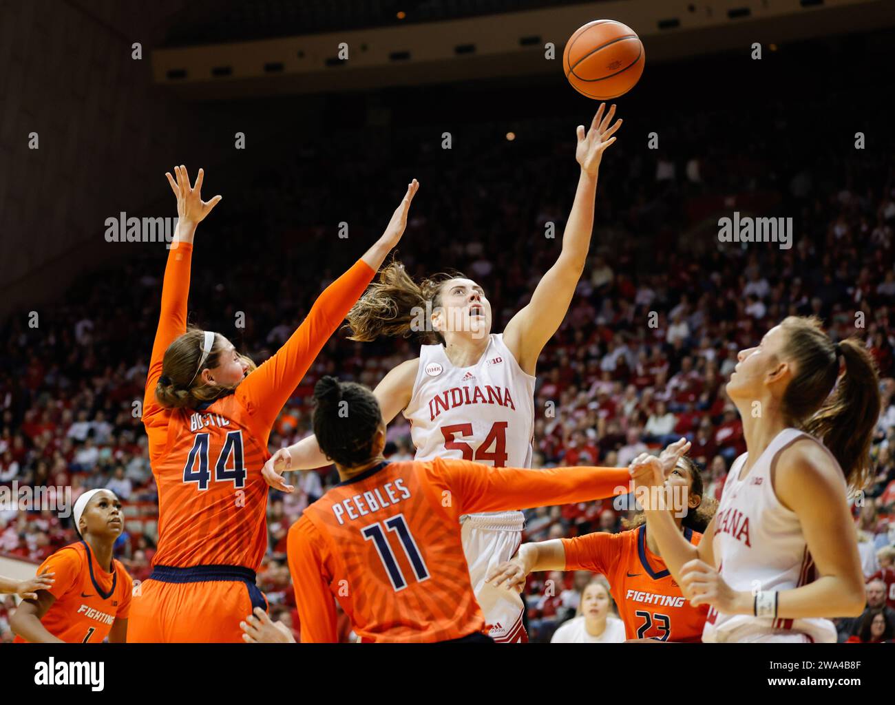 Bloomington, United States. 31st Dec, 2023. Mackenzie Holmes (54) of ...