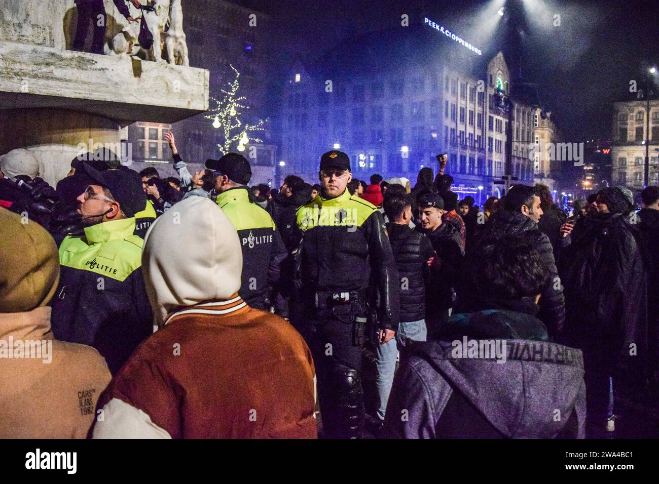 Police, security, and ambulance crews were on alert in central ...