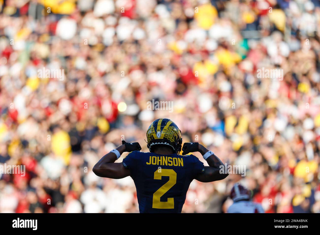 Los Angeles, United States. 01st Jan, 2024. Michigan defensive back ...