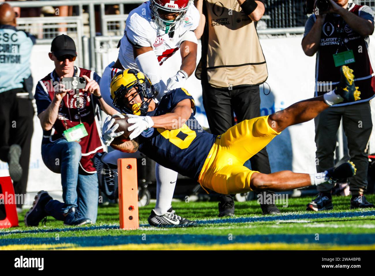 Los Angeles, United States. 01st Jan, 2024. Michigan wide receiver ...