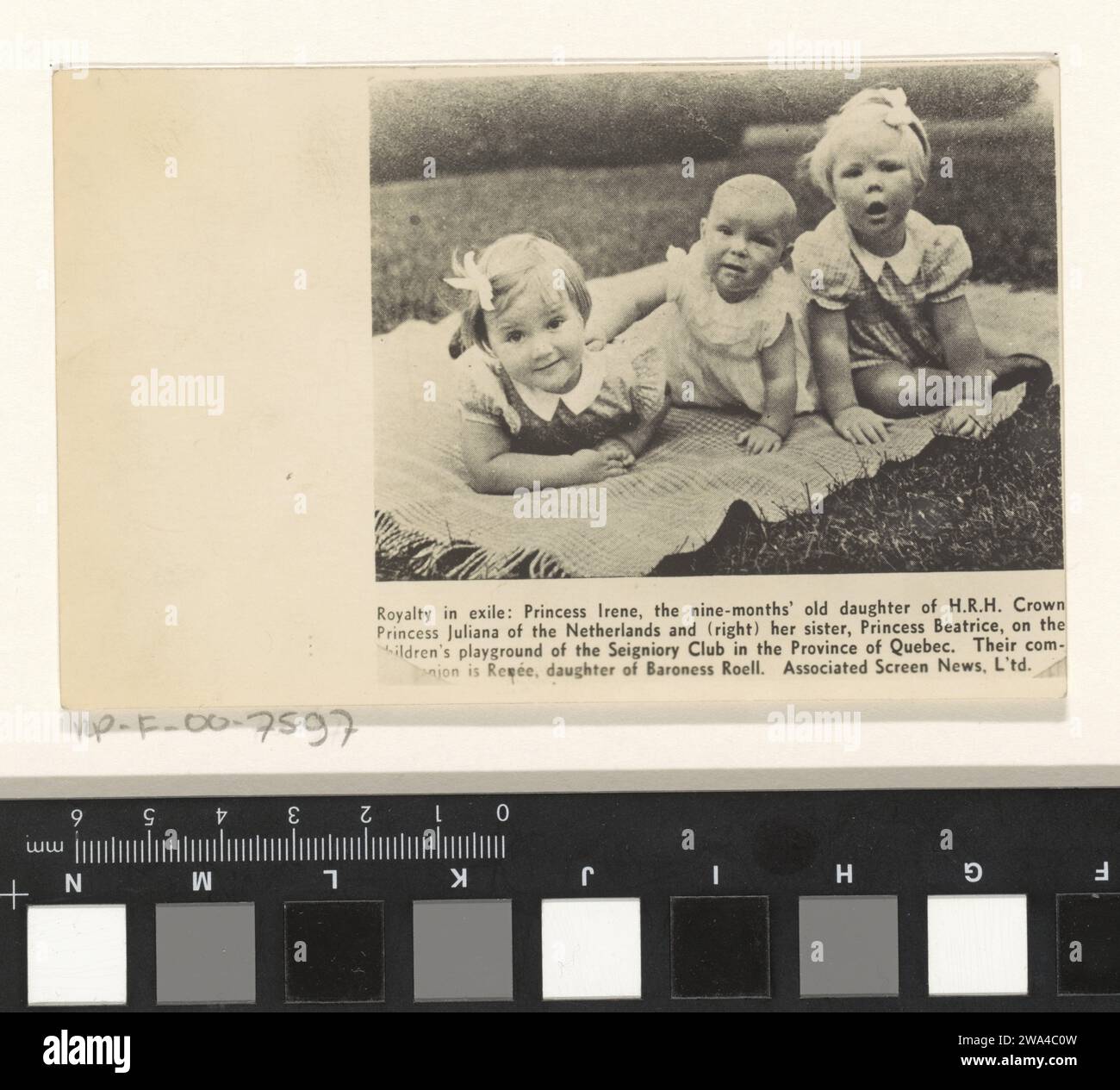 Portrait of Beatrix, Queen of the Netherlands, Irene, Princess of the ...