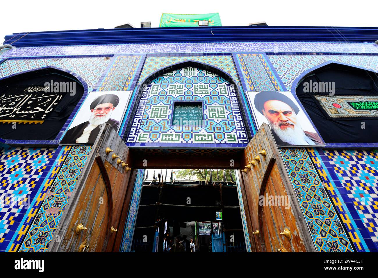 The Iranian mosque at Imamwada Bhendi Bazar in Mumbai, India Stock ...