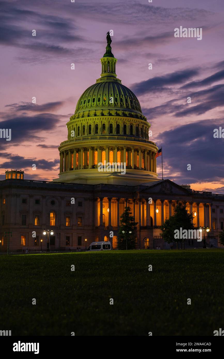 Capitol building. Capitol hill, Washington DC. Majestic Congress is a ...