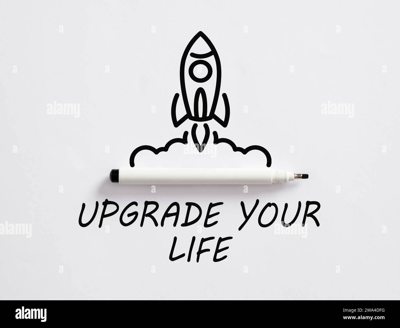 Increasing the quality of lifestyle. Life improvement, transformation ...