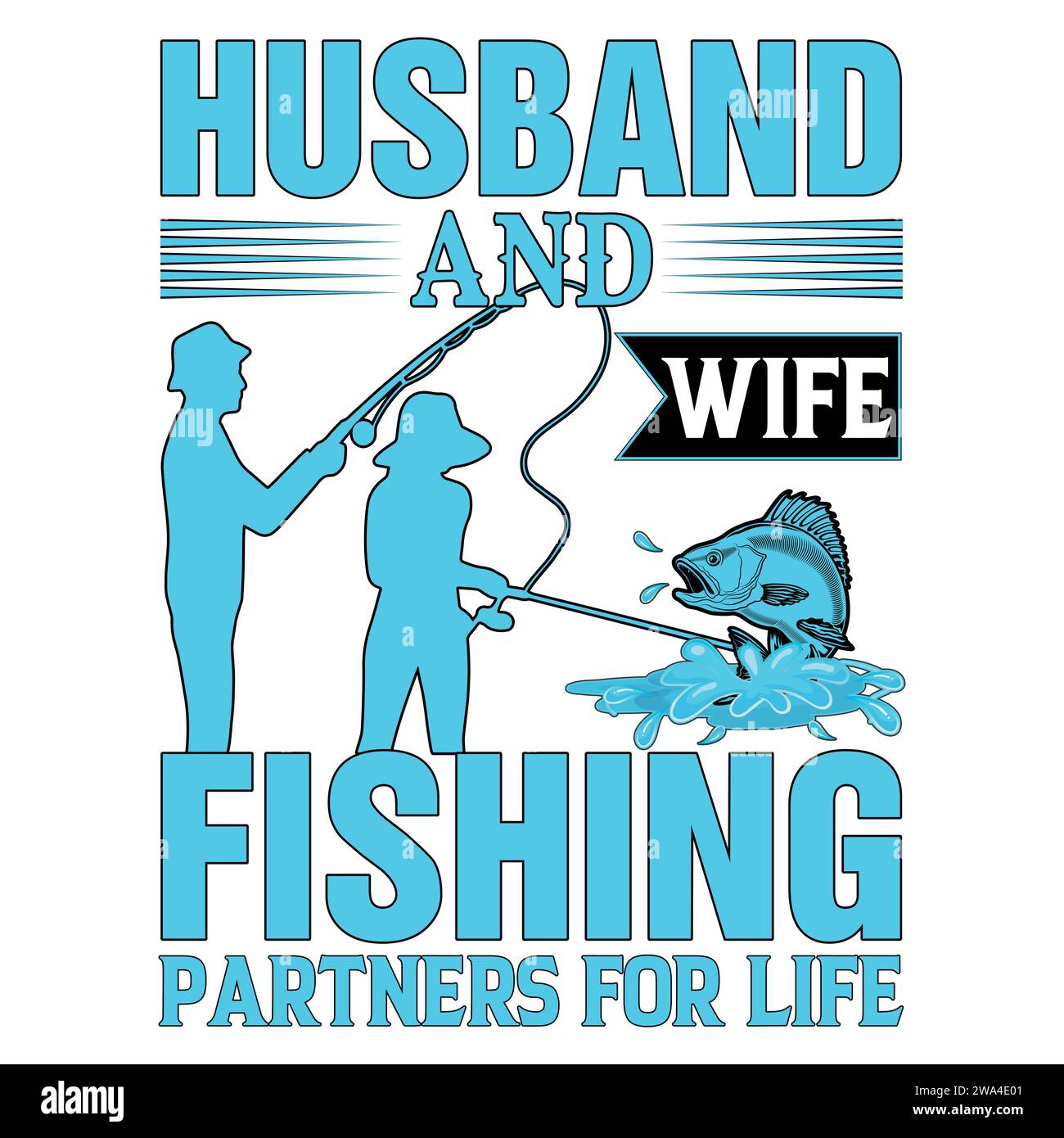 Fishing T-Shirt Design Stock Vector Image & Art - Alamy