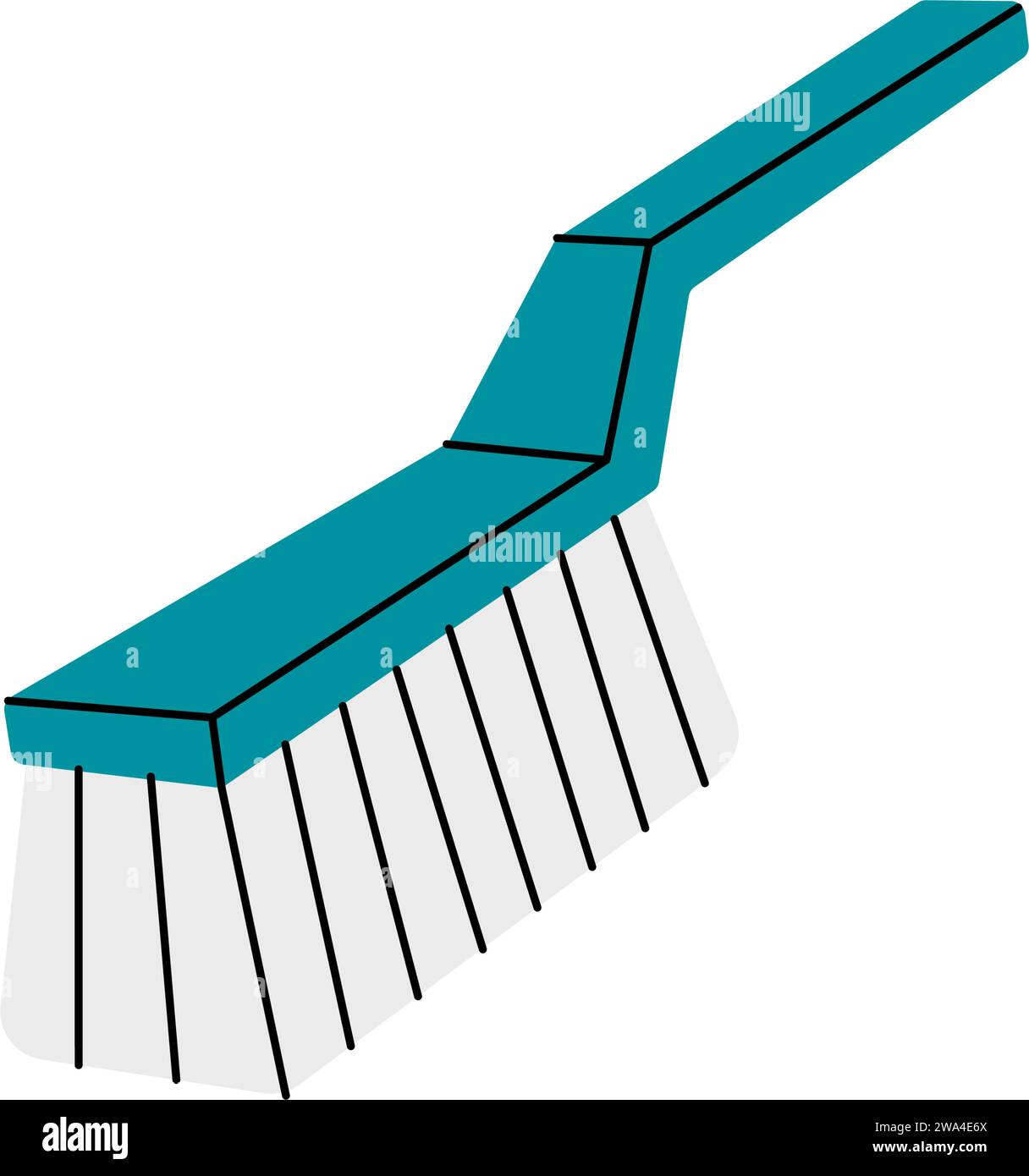 Toilet brush. Cleaning service tool. Housekeeping service equipment ...