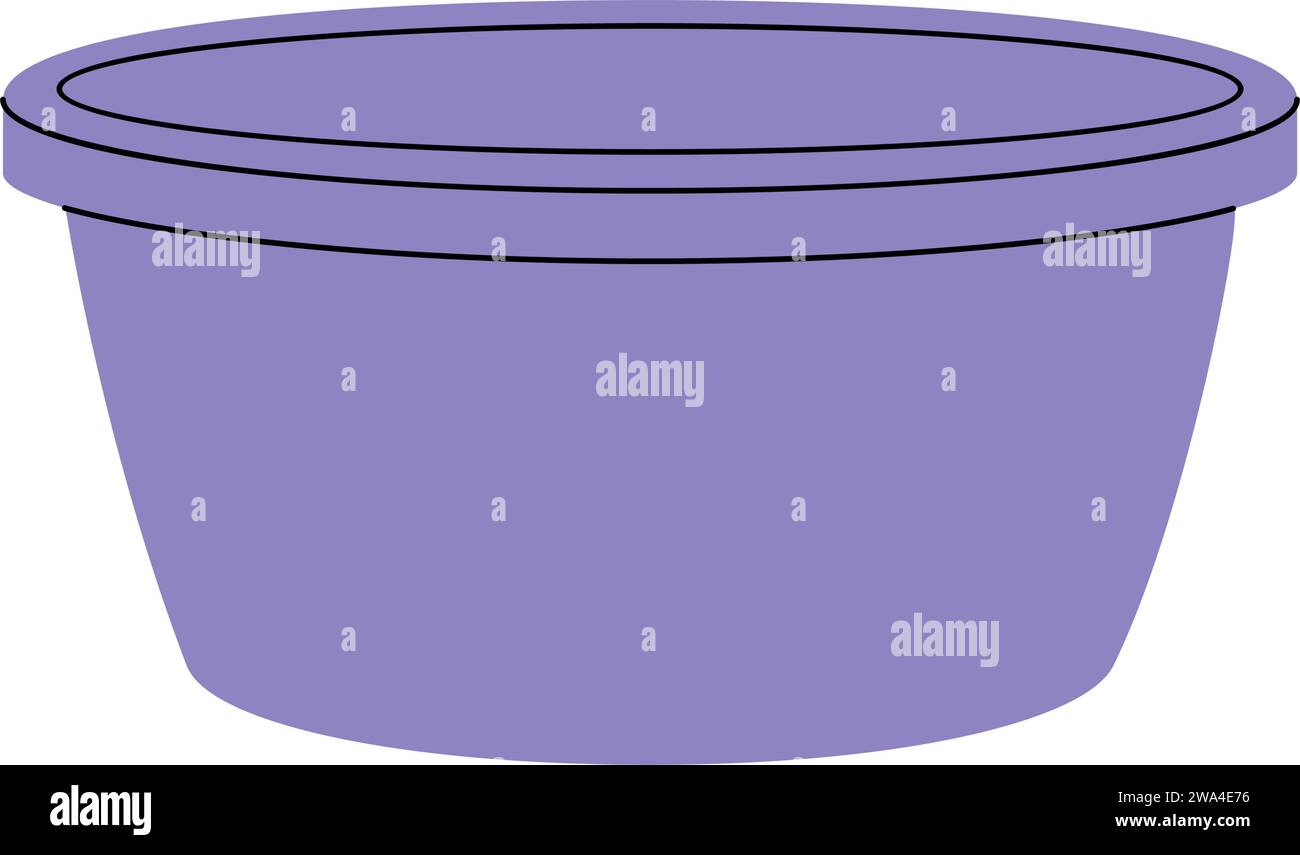 Plastic basin, cleaning bowl, water bucket. Cleaning service tool ...