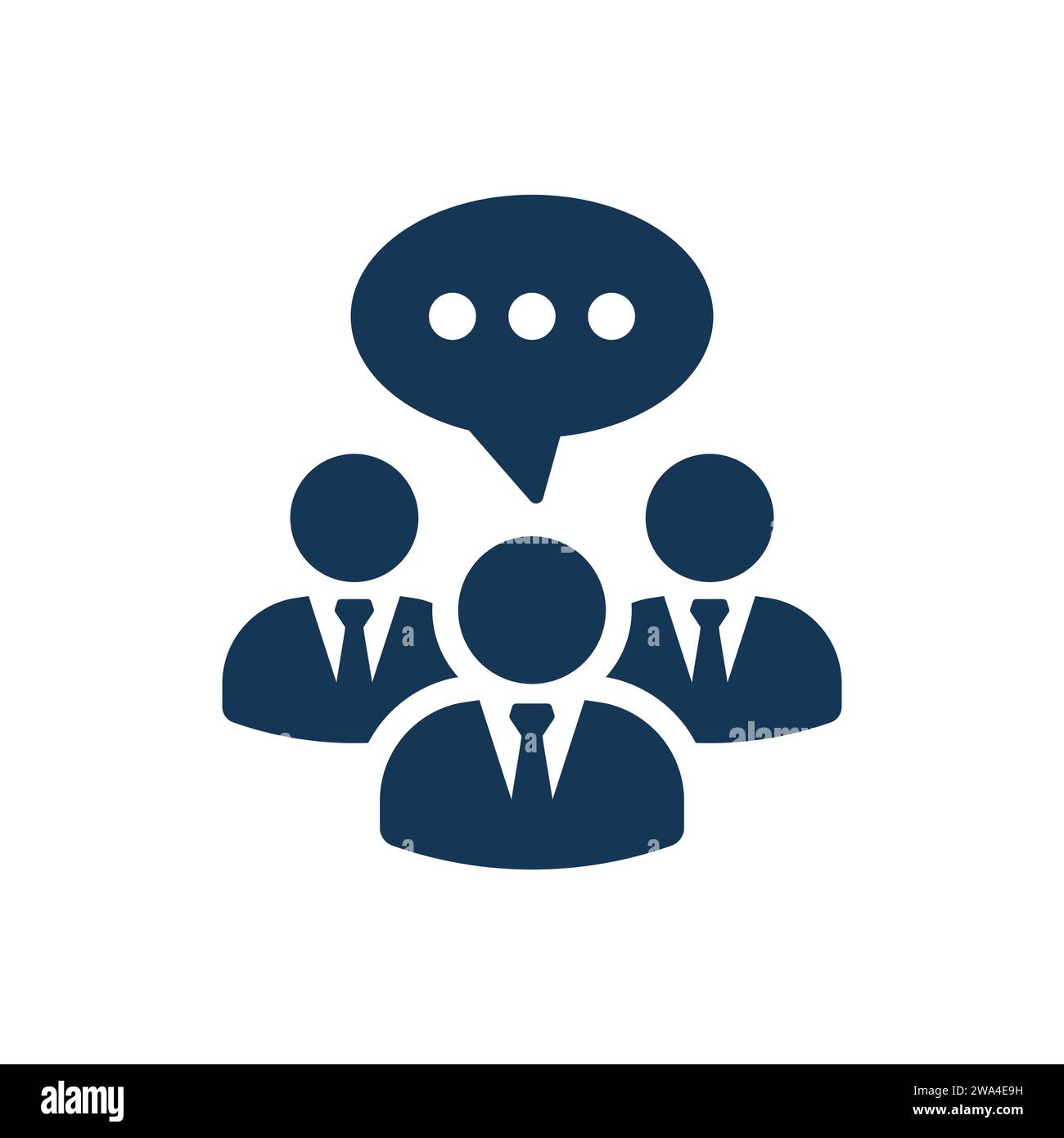 Gathering icon. Vector illustration isolated on white background Stock ...