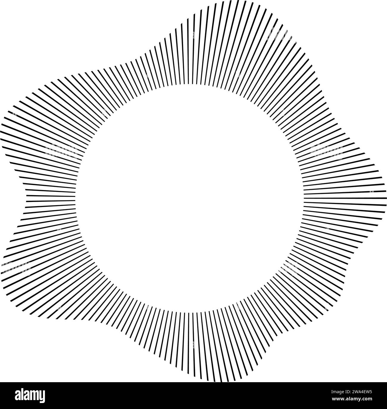 Waveform circular Stock Vector Images - Alamy